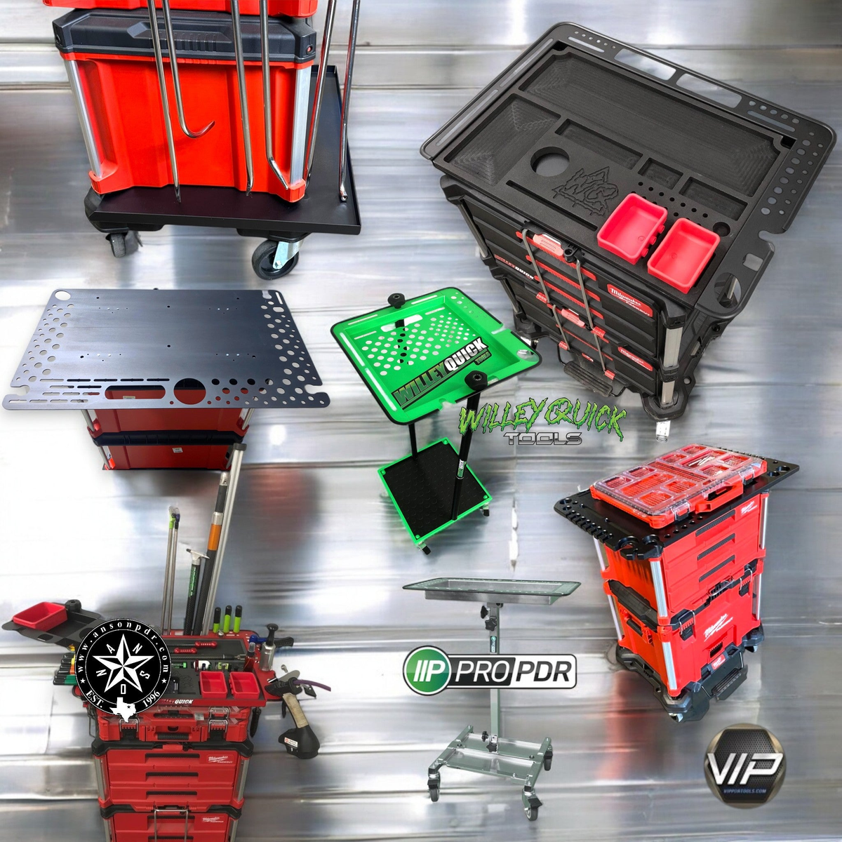 Packout cart Components – Anson PDR