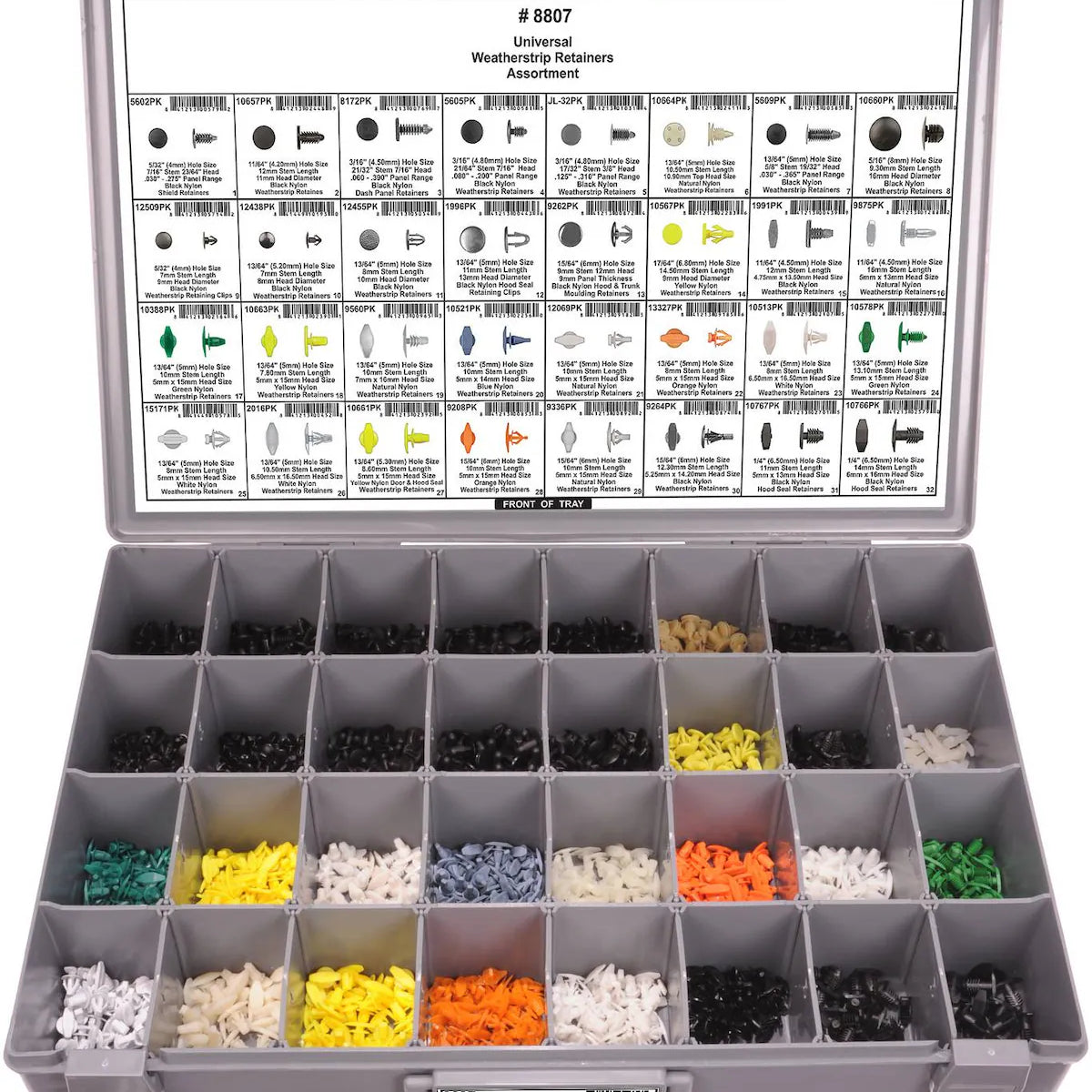 Automotive Weatherstrip Retainer Assortment – Anson PDR