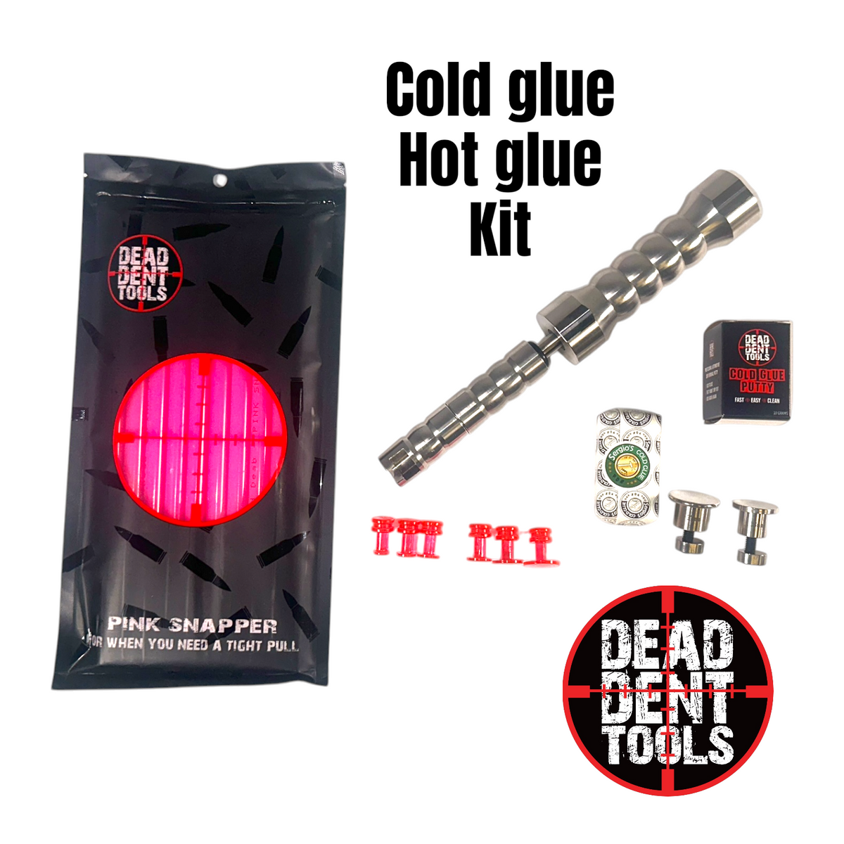 Dead Dent Tools Cold Glue Kit Slide Hammer Hot/Cold – Anson PDR